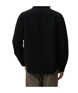 LES DEUX Bouclé Patch-pocket Shirt Jacket