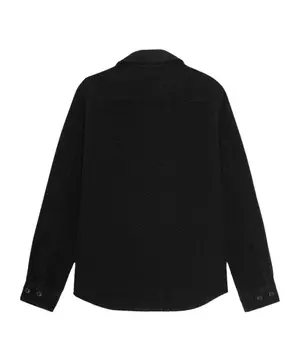 LES DEUX Bouclé Patch-pocket Shirt Jacket - No