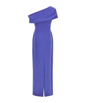 Carolina Herrera Draped Off-shoulder Maxi Dress