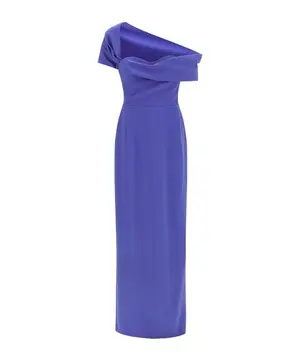 Carolina Herrera Draped Off-shoulder Maxi Dress - No
