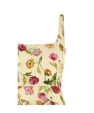 Carolina Herrera Wells Floral Midi Dress