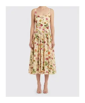 Carolina Herrera Wells Floral Midi Dress