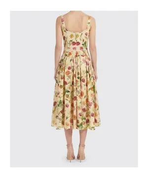 Carolina Herrera Wells Floral Midi Dress
