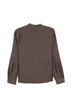 Soeur Stand Collar Asymmetric Shirt