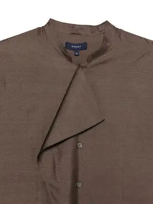 Soeur Stand Collar Asymmetric Shirt