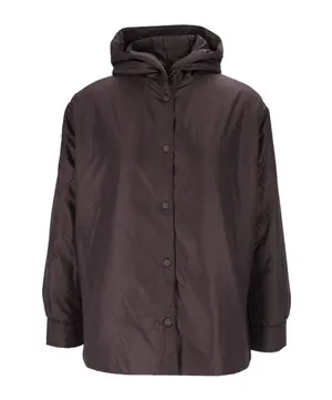 Aspesi Long Sleeved Press-stud Hooded Jacket