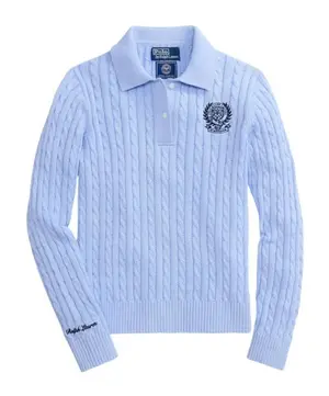 Polo Ralph Lauren Chunky Cable-knit Polo Shirt