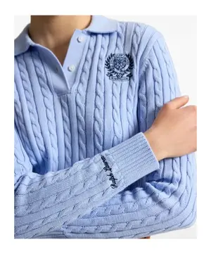 Polo Ralph Lauren Chunky Cable-knit Polo Shirt