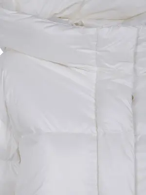 TWINSET Quilted Hooded Coat