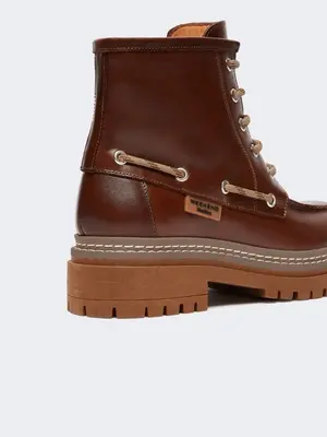 Max Mara Wkapantone Lace-up Ankle Boots