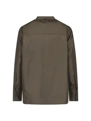 Aspesi Snap-front Collarless Jacket