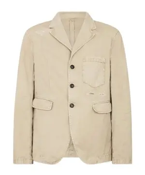 Dsquared2 Garment Dyed Osaka Button Fastening Blazer - Light Brown