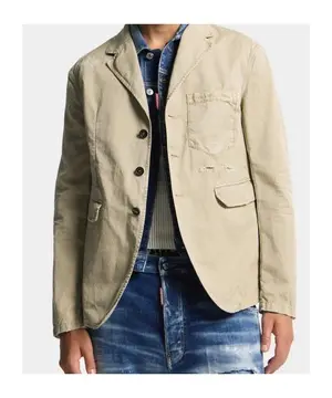 Dsquared2 Garment Dyed Osaka Button Fastening Blazer