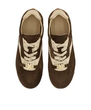 FERRAGAMO Gancini Ornament Sneaker - Ebony