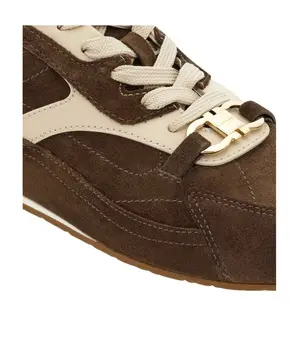 FERRAGAMO Gancini Ornament Sneaker - Ebony
