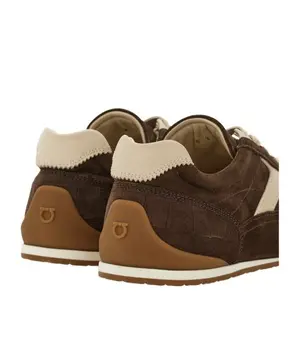 FERRAGAMO Gancini Ornament Sneaker - Ebony
