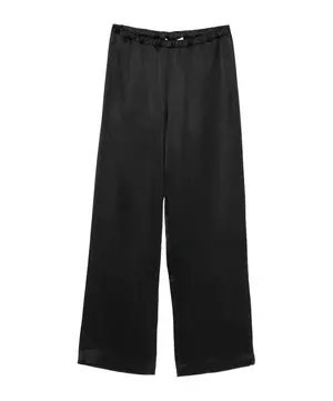 RÓHE Elastic-waist Casual Trousers - Black
