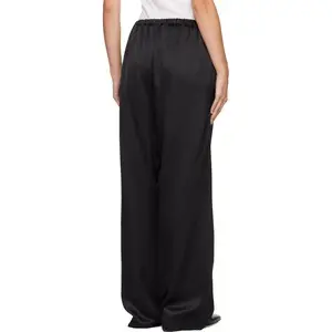 RÓHE Elastic-waist Casual Trousers - Black