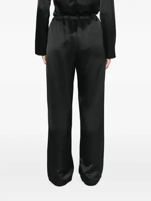 RÓHE Elastic-waist Casual Trousers - Black