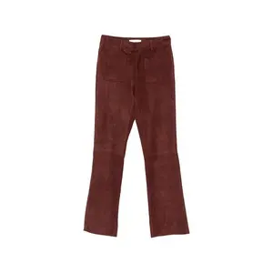 Ba&sh Mid Rise Flared Trousers - Red