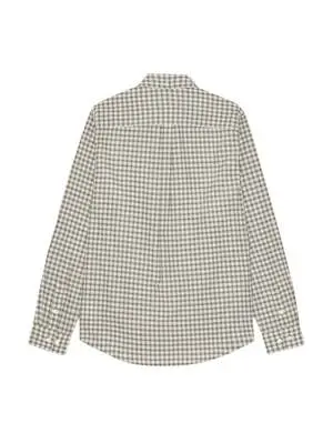LES DEUX Check-pattern Button-down Shirt