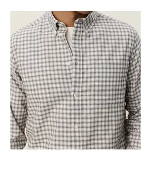 LES DEUX Check-pattern Button-down Shirt