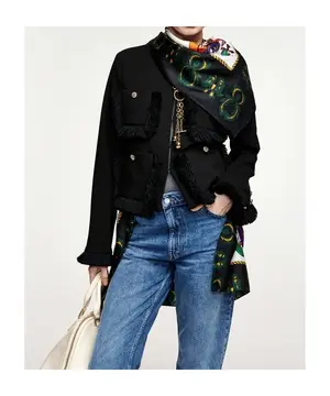 Essentiel Antwerp Kinetic Fringed Jacket