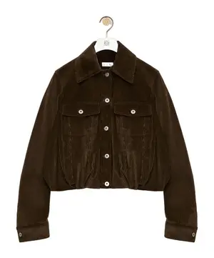 Loewe Collared Jacket - Brown