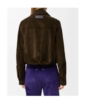 Loewe Cropped Corduroy Jacket