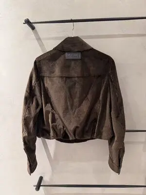 Loewe Cropped Corduroy Jacket