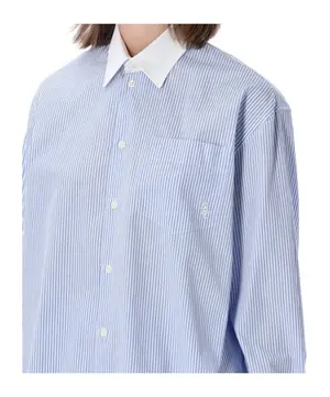 SPORTY  RICH Sporty Rich Oversized Striped Shirt
