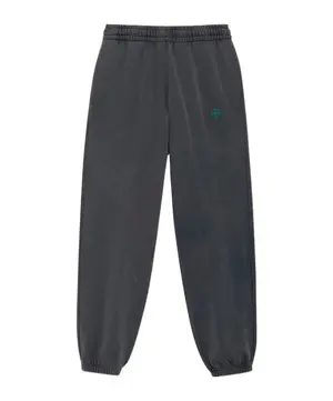 ANINE BING Karter Logo-embroidered Track Pants - Black