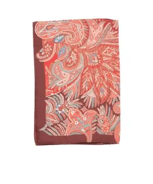 Etro Paisley Motif Scarf - Red