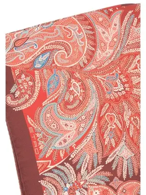 Etro Paisley Motif Scarf