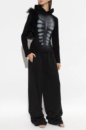AVAVAV Logo Embroidered Sweatpants - Black