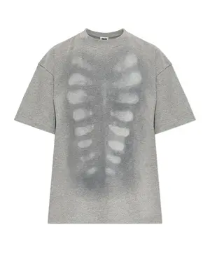 AVAVAV Crewneck Oversized T-shirt - Grey