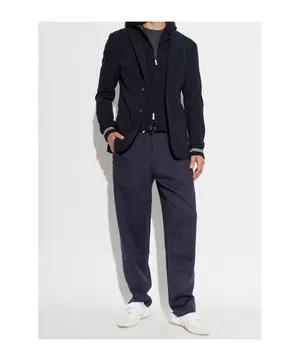 Eleventy Drawstring Straight-leg Pants