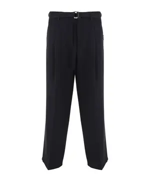 Just Cavalli Belted Straight-leg Pants