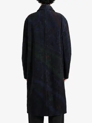 Dries Van Noten Long-sleeved Coat - Petrol