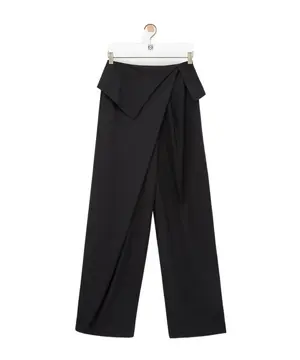 Loewe Draped Trousers In Wool