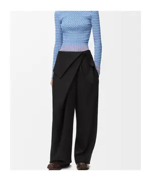 Loewe Draped Trousers In Wool