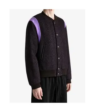Dries Van Noten Double Dye Herringbone Field Jacket