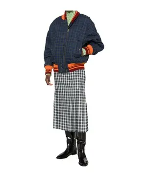 Dries Van Noten Plaid Casual Jacket