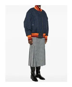 Dries Van Noten Plaid Casual Jacket