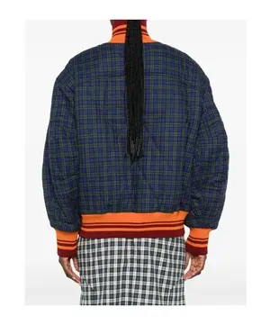 Dries Van Noten Plaid Casual Jacket