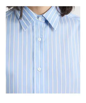 Ermanno Scervino Silk Shirt With A Masculine Striped Allure