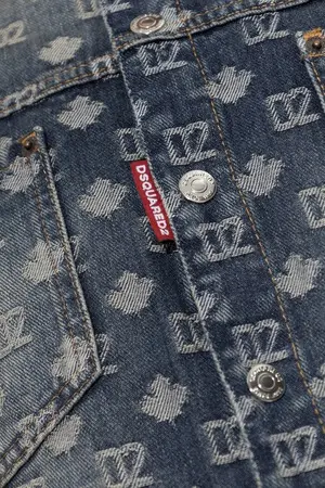 Dsquared2 Denim Shirt With Monogram