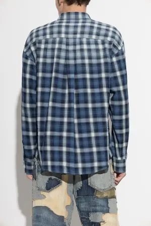 Dsquared2 Cotton Checked Shirt - Blue