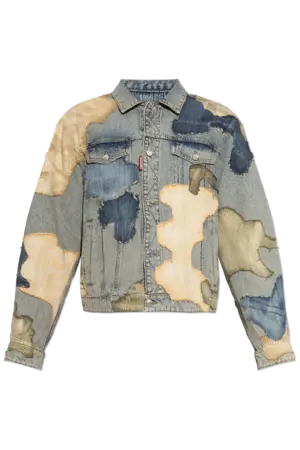 Dsquared2 Denim Jacket With ‘vintage’ Effect - Blue