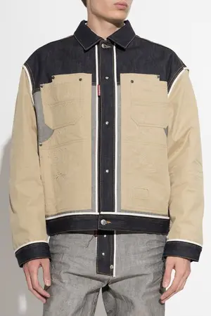 Dsquared2 Printed Jacket - Beige